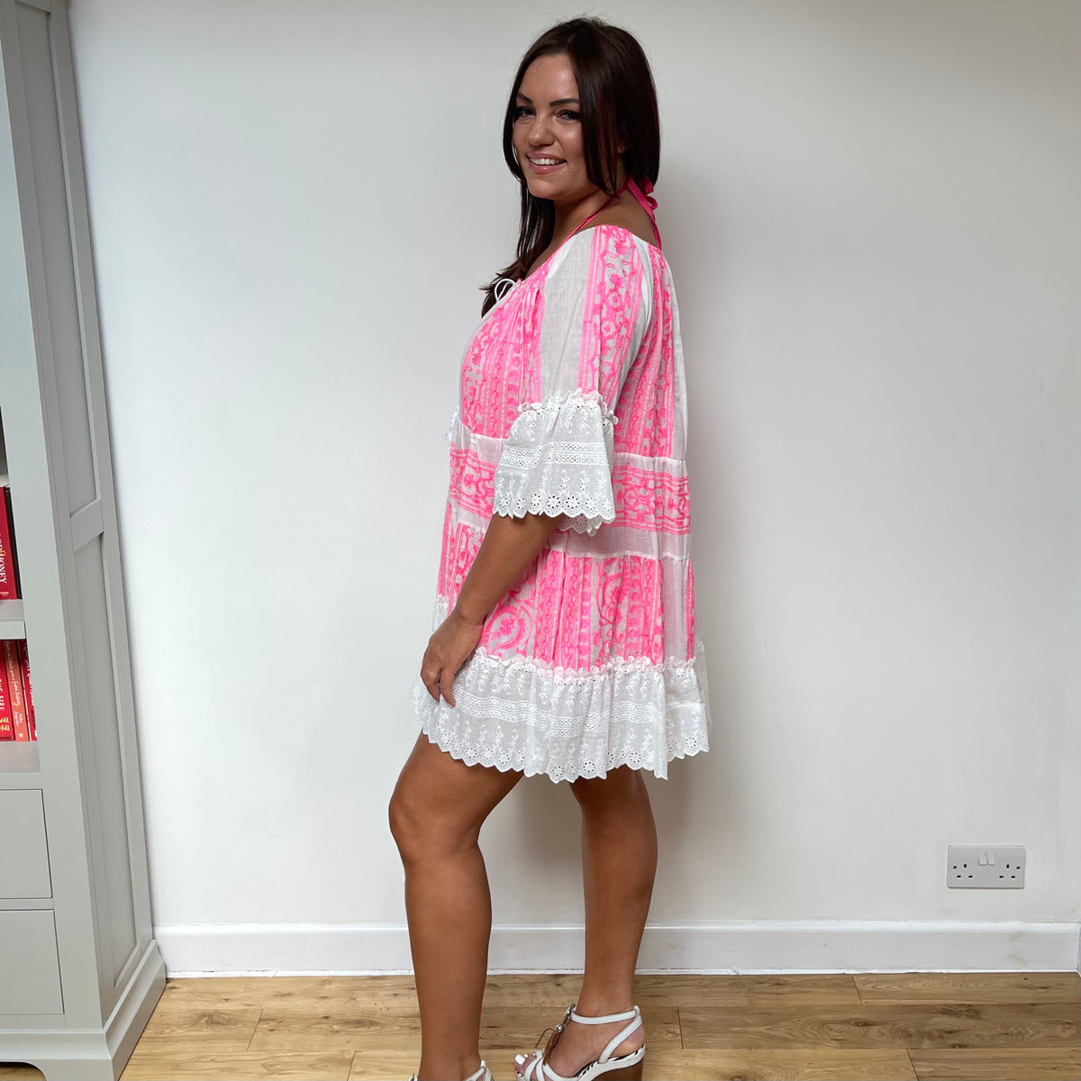 Isabella Aztec Summer Dress - Pink – Lovely Eira